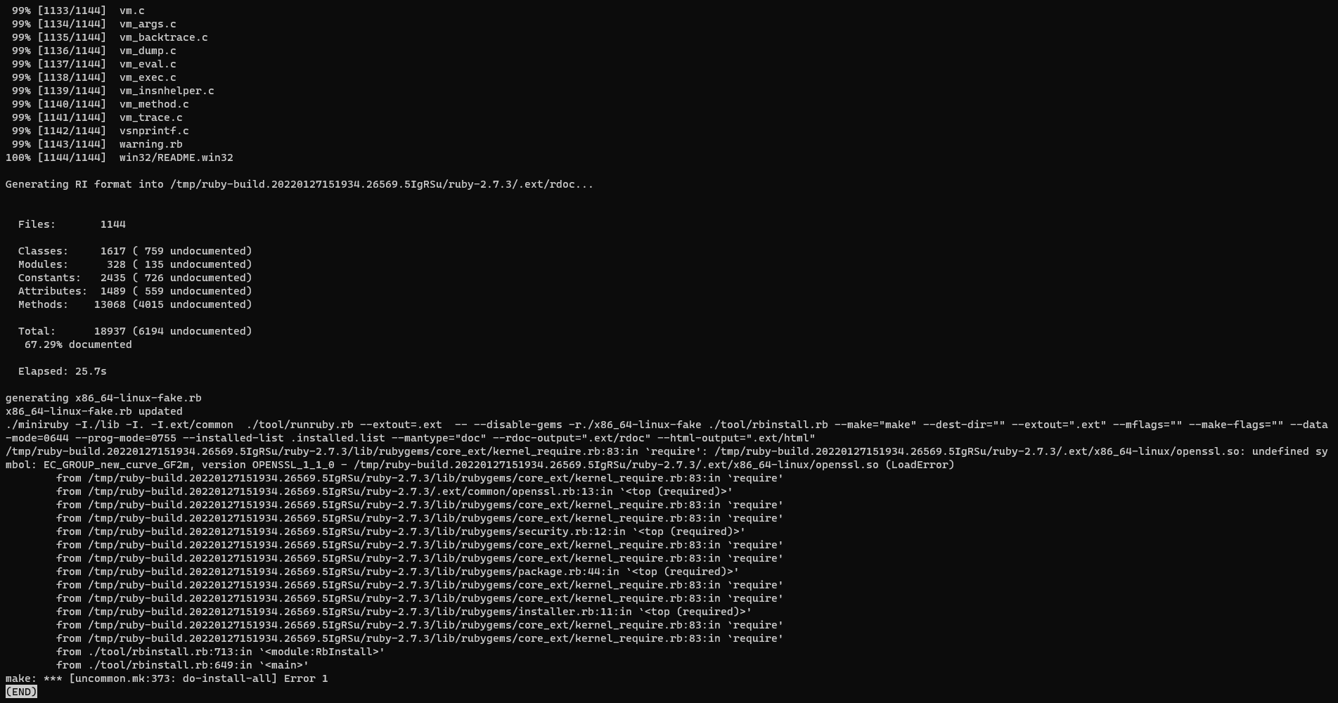Ruby2.7.3を入れる(未解決) - 零弍のブログ